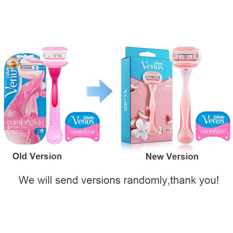 Gillette Women Razor Venus Breeze 3 Layers Stainless Steel Shaving ...