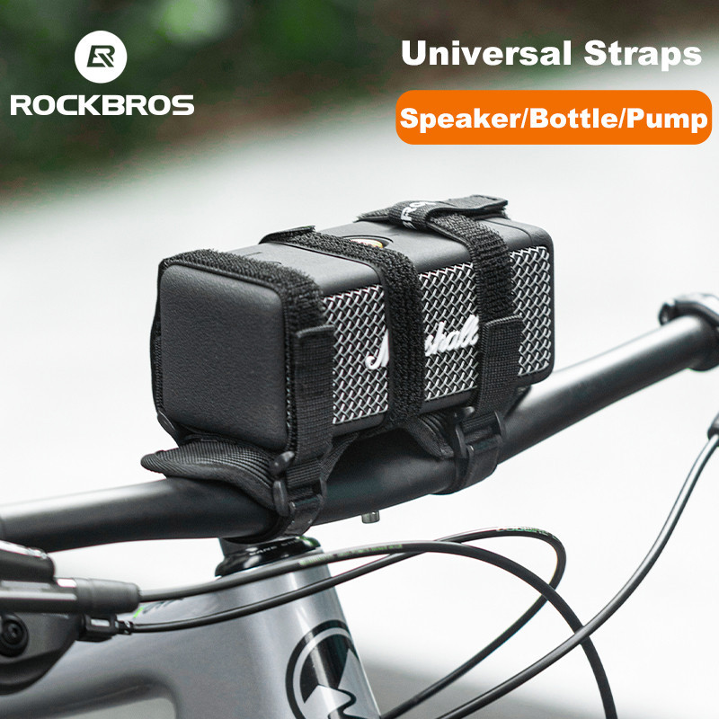 ROCKBROS Bicycle Sound Box Velcro Straps Universal Accessories Portable ...