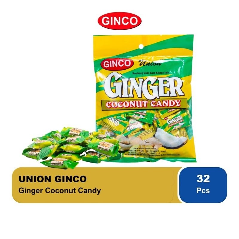 Permen rasa Jahe Kelapa/Ginger Coconut Candy Kemasan 160g. | Shopee ...