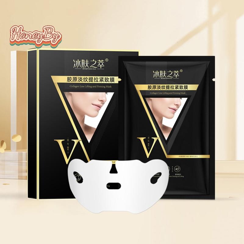 honeybird 5 Sheets V Shape Mask Face Firming Mask Chin Facial Lifting ...