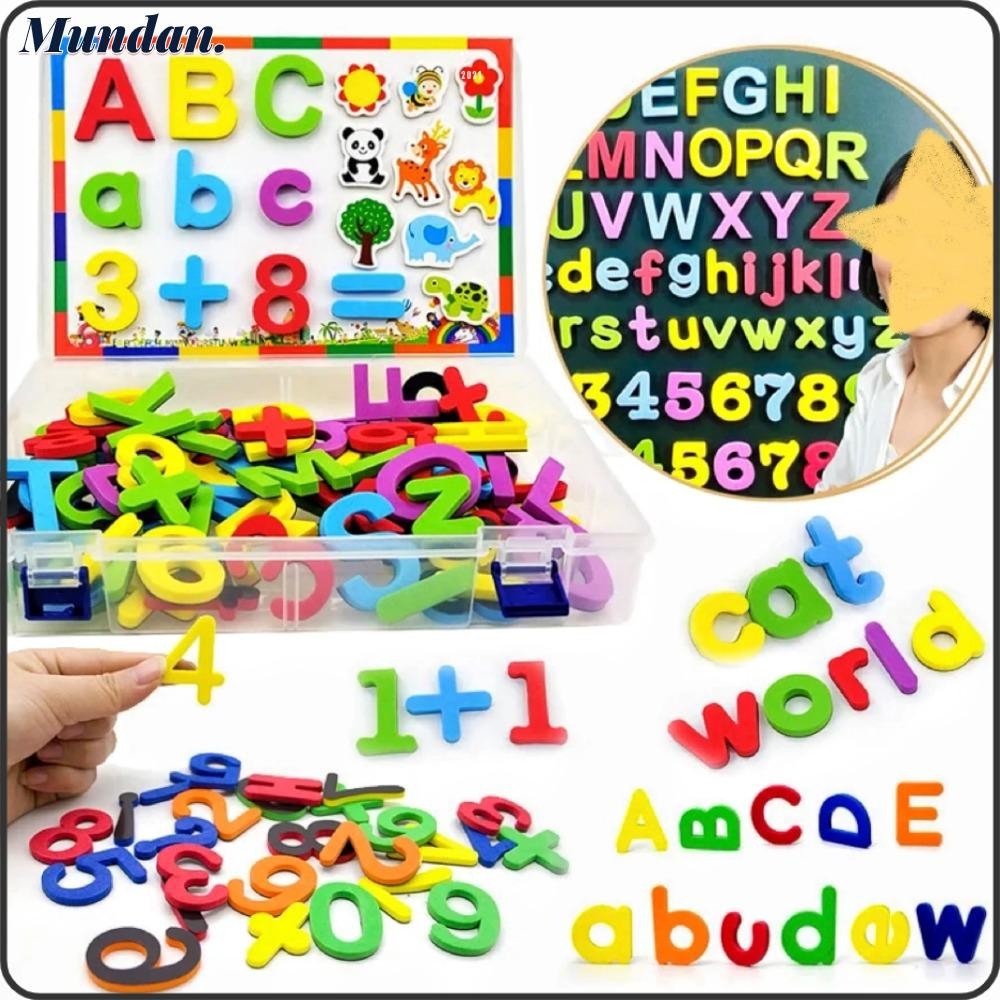 MUNDAN Fridge Magnets, Number ABC Magnetic Letters Number, Educational ...