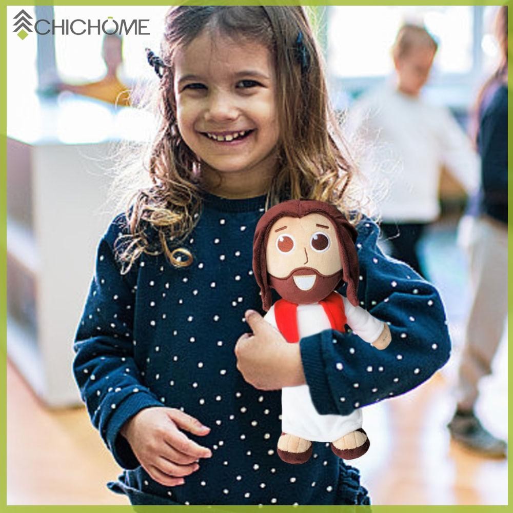 [chichome.my] Talking Jesus Plush Savior Doll Jesus Stuffed Animal ...