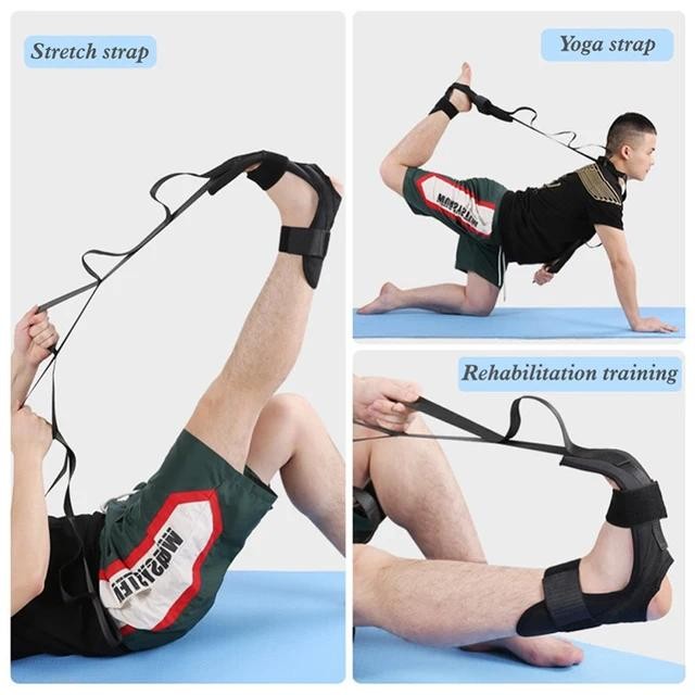 Yoga Ligament Stretching Belt Foot Ankle Rehabilitation Strap Plantar ...