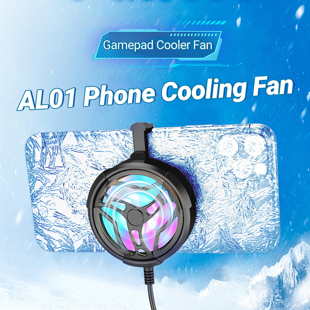 SHB AL01 Phone Cooling Fan Portable Quick Cooling USB Smart Phone ...