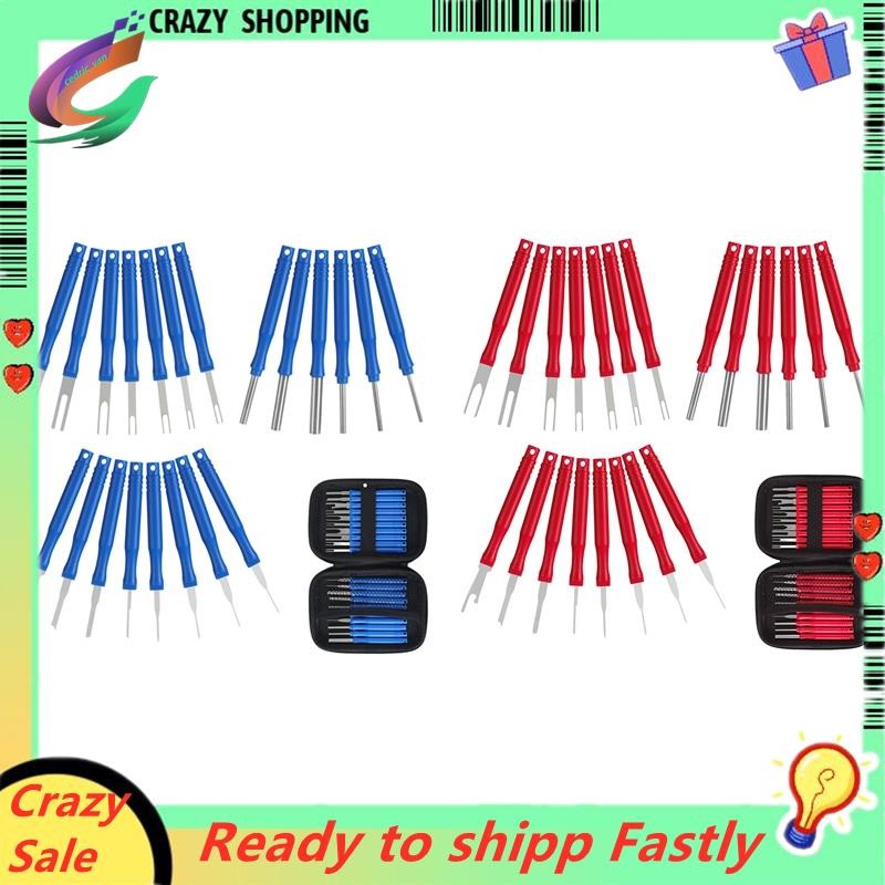 21Pcs Car Terminal Removal Tool Kit Cable Plug Remove Puller Electrical ...
