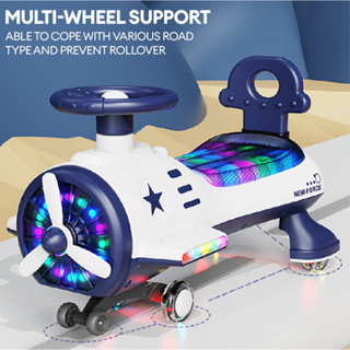 MB T045 Swing car yoyo car Mini Aero Airplane Light up Music Children's ...
