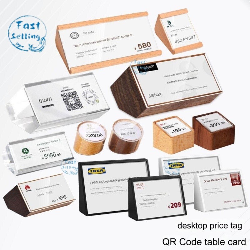 Acrylic Price Tag Commodity Price Tag High-End Jewelry Display Board ...