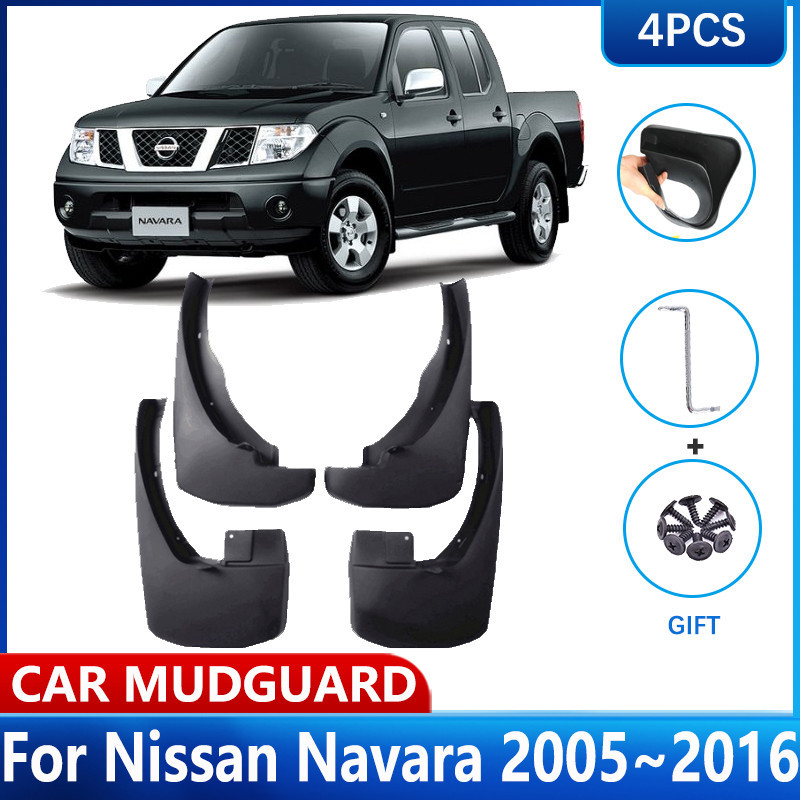 Car Mudguards For Nissan Navara D40 Accessories Frontier 2005~2016 ...