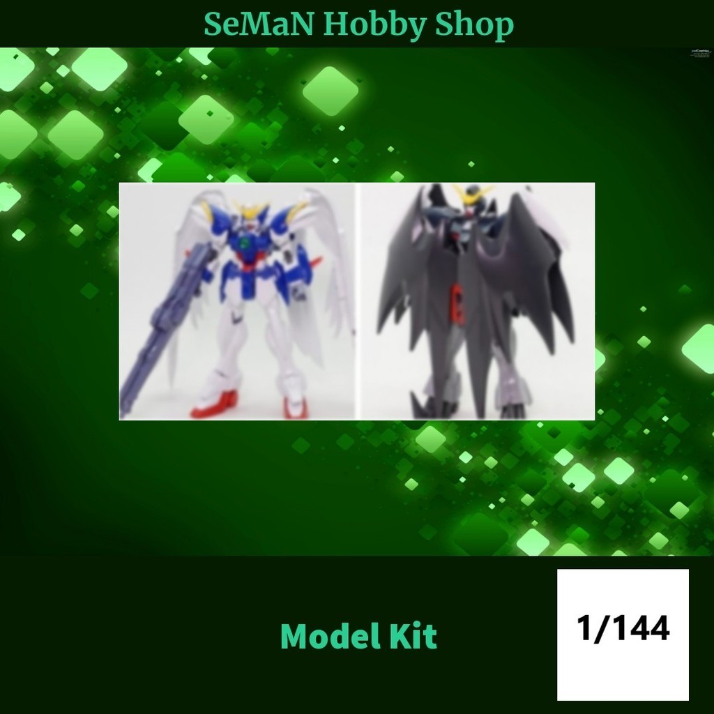 HG 1/144 Wing Zero Custom / Deathscythe Hell GD Plastic Model Kit ...