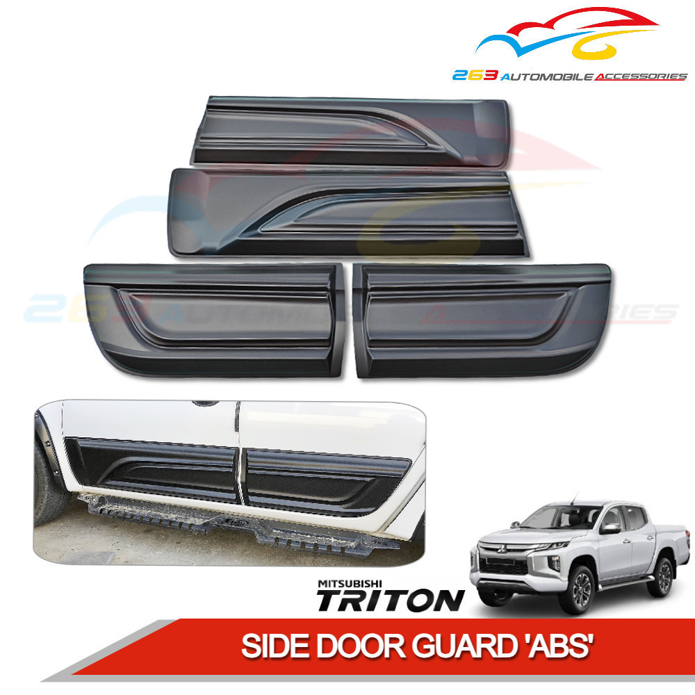 MITSUBISHI TRITON L200 2015-2023 BODY CLADDING SIDE DOOR GUARD 'ABS ...