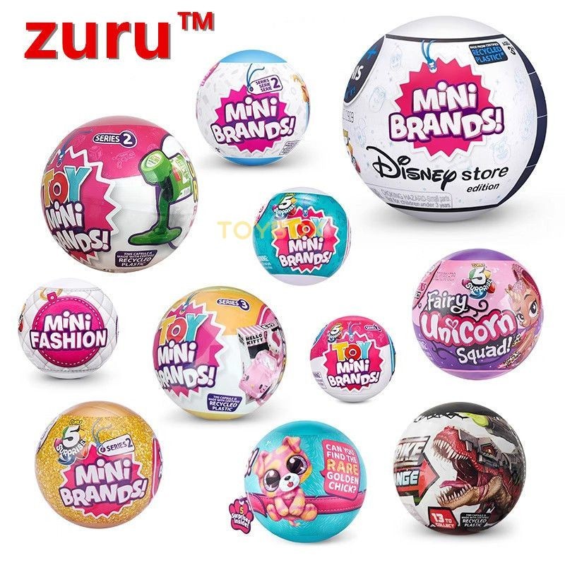 Disney 5 Surprise Mini Brands By Zuru Second Generation Princess Doll ...