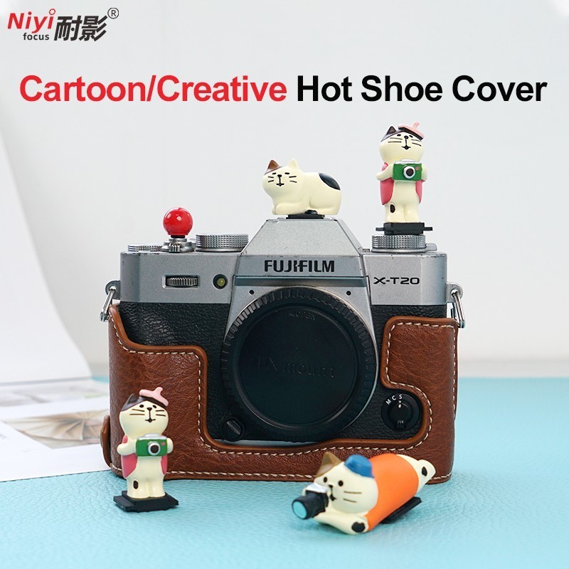 Cartoon Hot Shoe Cover For Canon R50 R10 Nikon ZF Z30 ZVE10 Sony Fuji ...