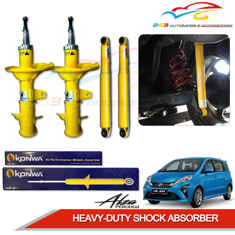 PERODUA ALZA 2009-2021 KONIWA HI-PERFORMANCE HEAVY DUTY SHOCK ABSORBER ...
