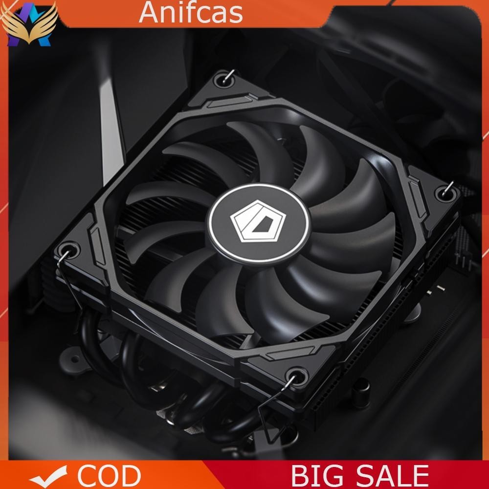 Low Profile 90mm Cooling Fan 45mm Height 4 Heatpipe 4 Pin PWM CPU ...