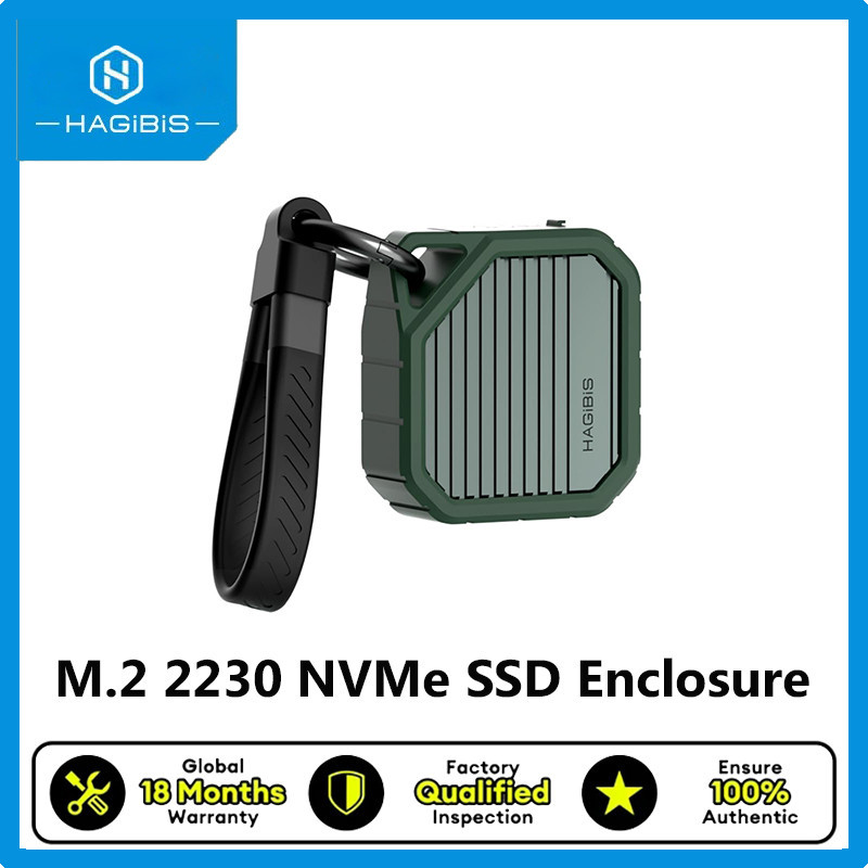 Hagibis M.2 2230 NVMe SSD Enclosure Aluminum External Mobile Solid ...