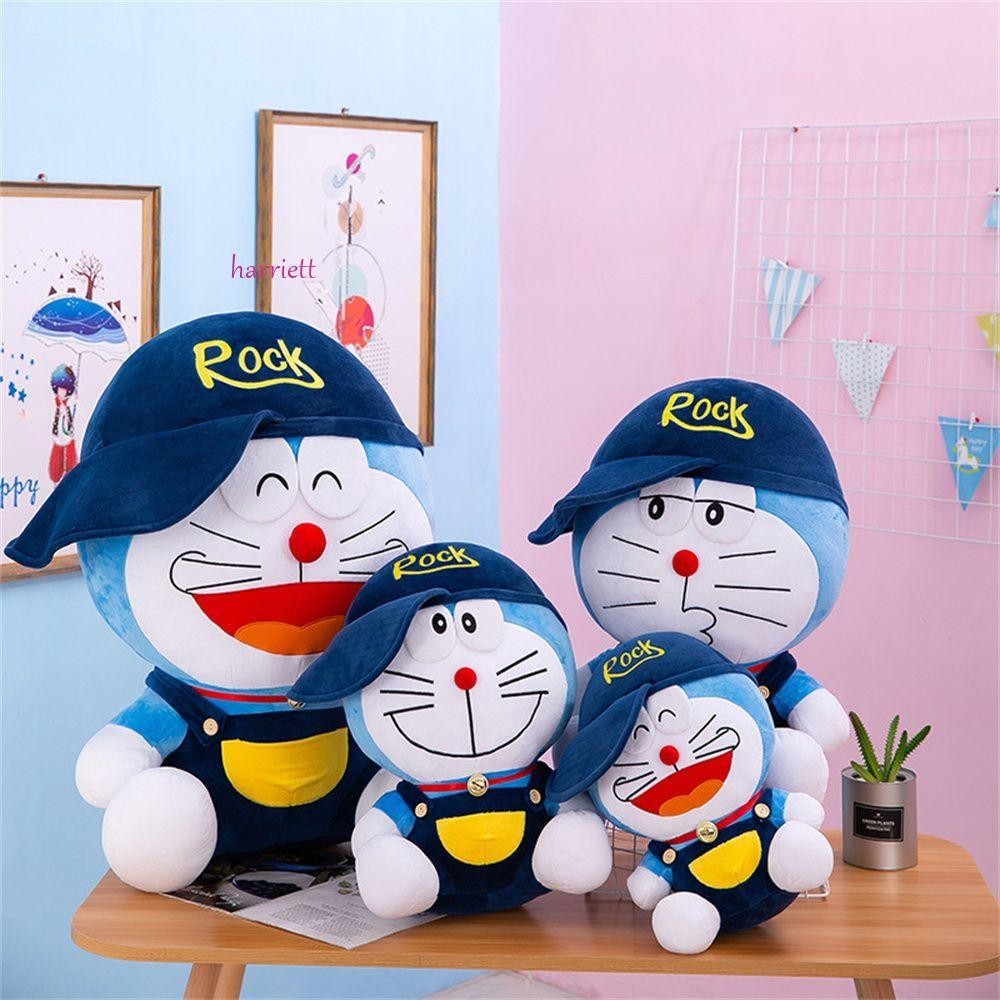HARRIETT Doraemon Plush Toy Sofa Cushion Children Gift Cartoon Doll ...