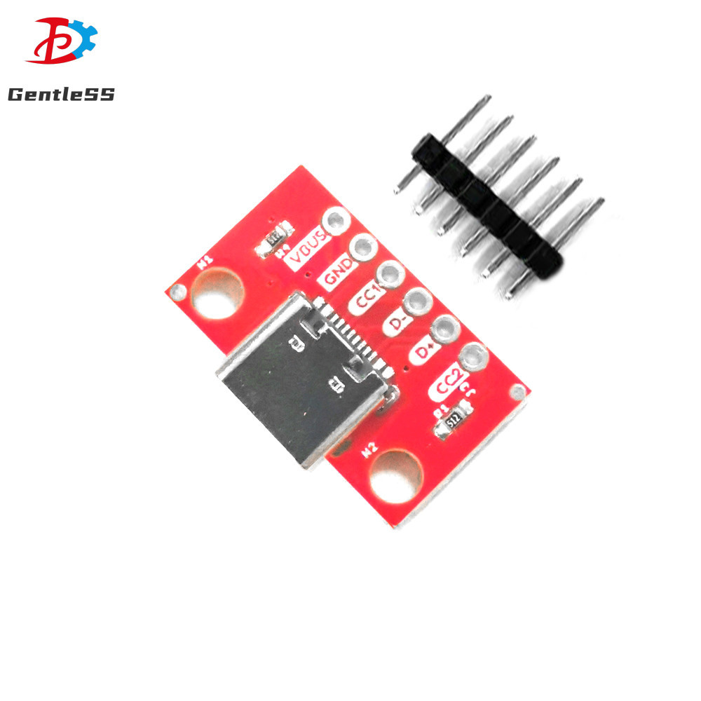 USB Type C Connector Board DIY 3.1 Serial Basic Breakout Female ...