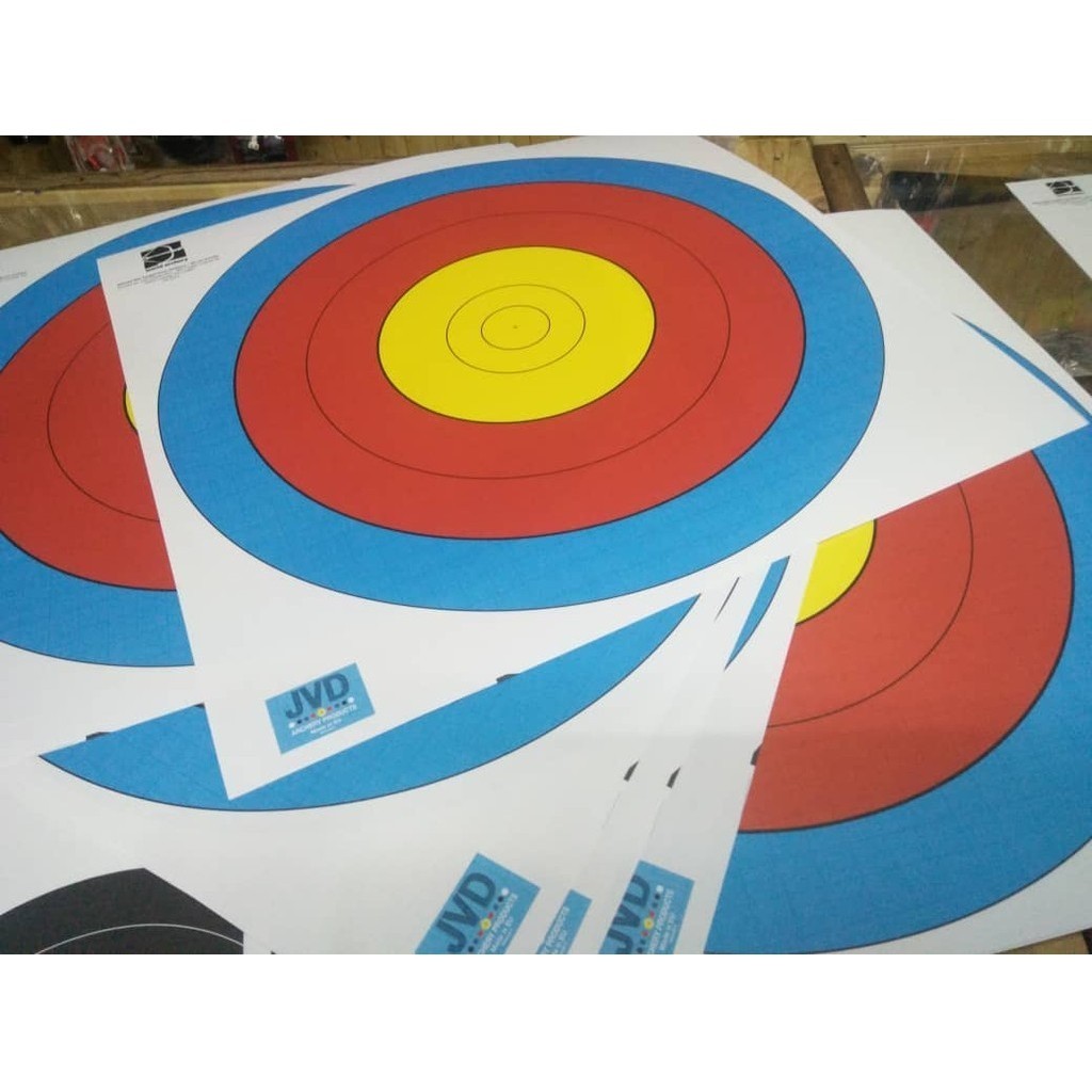 JVD WA Target Face 80cm 5rings - Target Archery Kertas Memanah Target ...