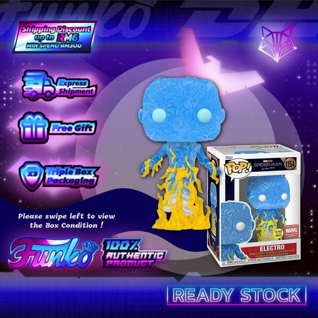 🦊[ 𝐑𝐄𝐀𝐃𝐘 𝐒𝐓𝐎𝐂𝐊 ]🦊 𝐅𝐔𝐍𝐊𝐎 𝐏𝐎𝐏 ! Marvel: Spider Man No Way Home - Electro ...
