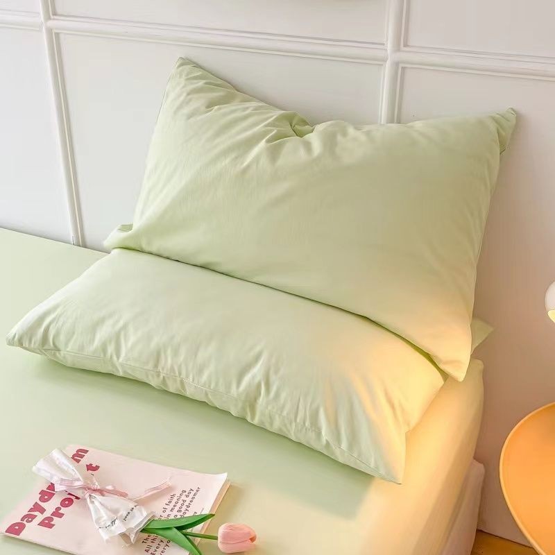 New Style High-value Adult Solid Color Pillowcase Plain Simple ...