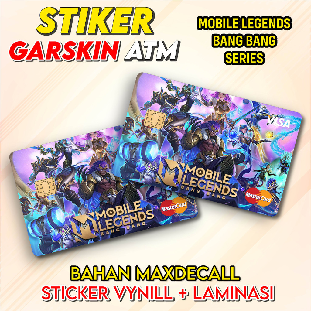 Sticker Skin Atm Card Mobile Legend Bang Bang 2 Landscape Special ...