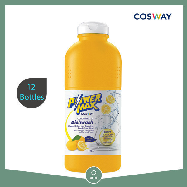 COSWAY PowerMax Concentrated Dishwash - DishDrop / Golden Yuzu 600ml ...