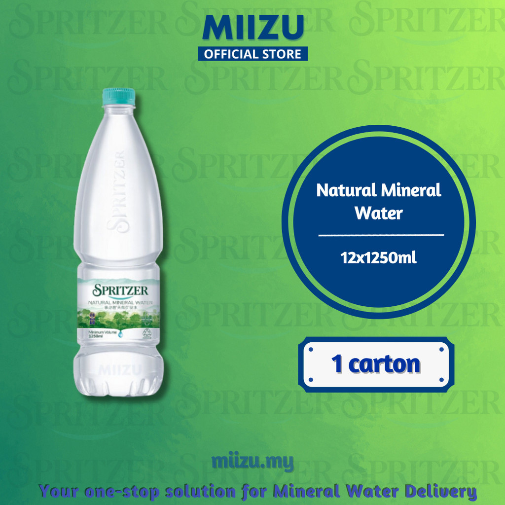 Spritzer Natural Mineral Water 12x1.25L (New Packaging) | Shopee Malaysia