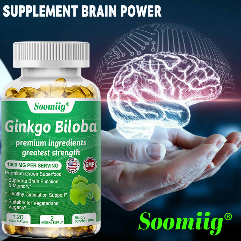 Soomiig Ginkgo Biloba - Nootropic Supplement To Support Brain Health ...