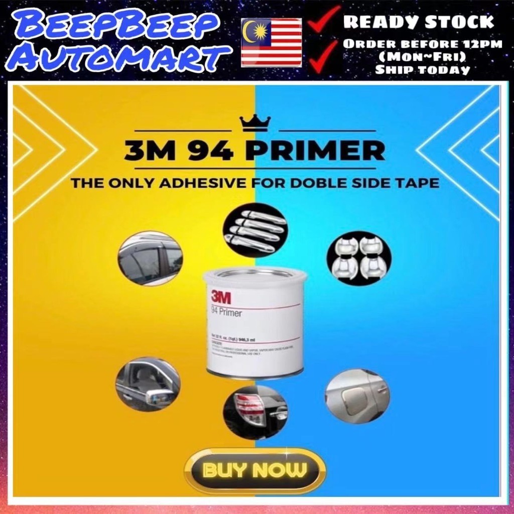3M Double Tape 94 Primer 946ml 32oz/3M Double Side Tape Adhesion Promoter 94 Primer Applicator ...