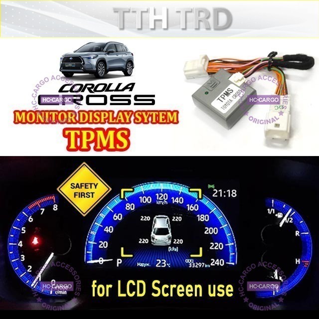 Toyota Corolla Cross XG10 TPMS PNP Tire Pressure Monitoring Display ...