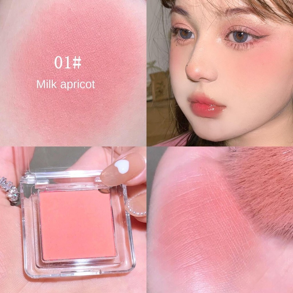 Natural waterproof and non-smudging matte blush brightening complexion ...