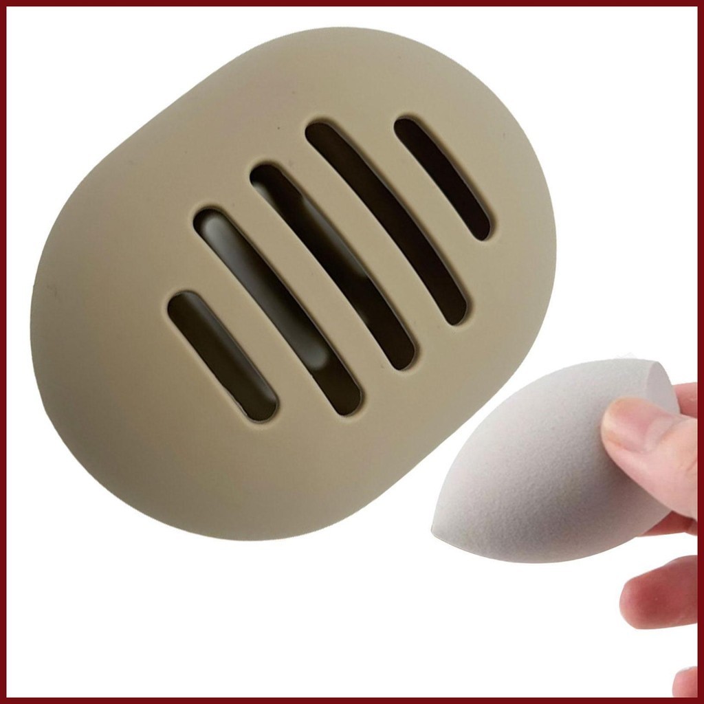 Makeup Puff Case Makeup Sponge Travel Case Silicone Blender Holder ...