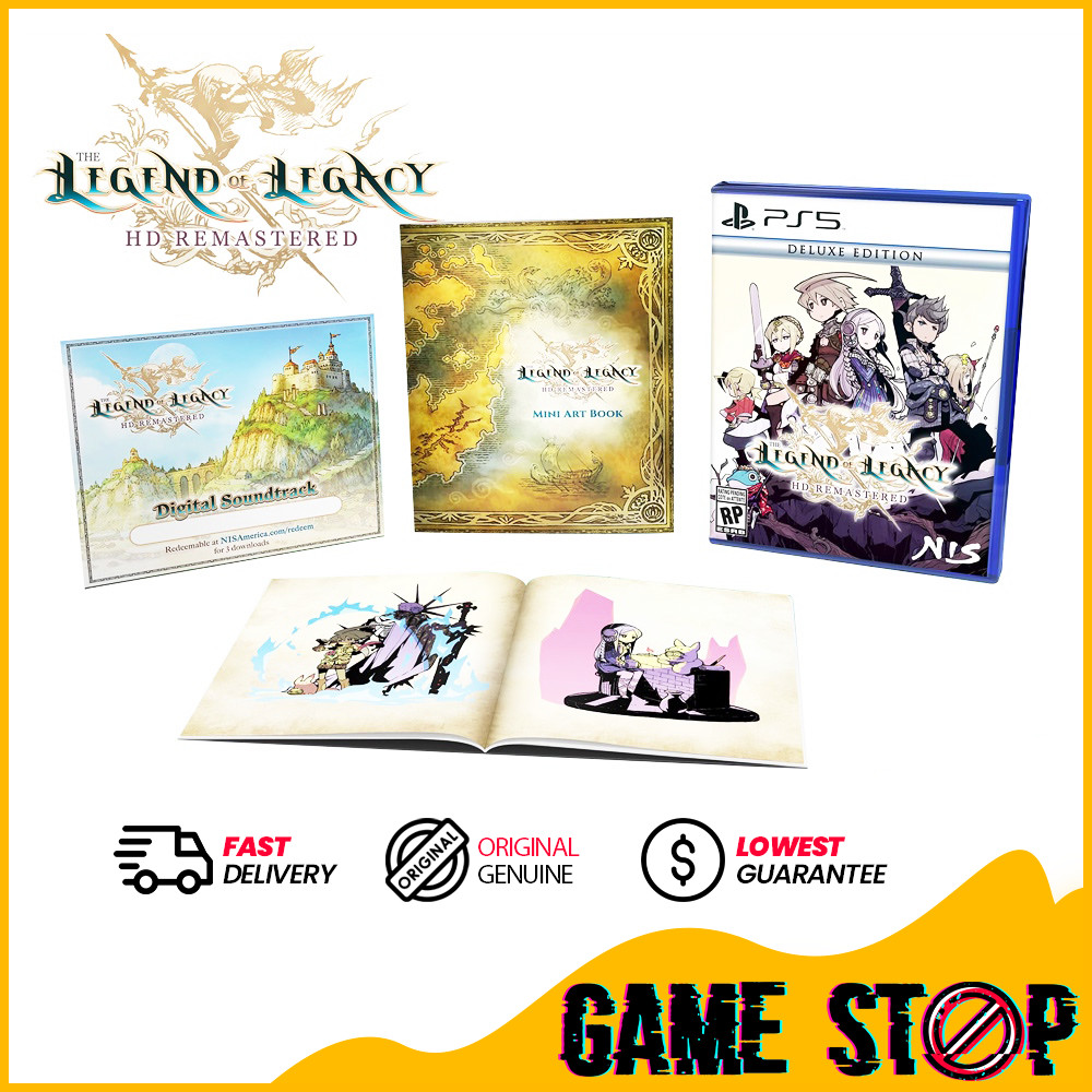 PS5 The Legend of Legacy HD Remastered Deluxe Edition English Version ...