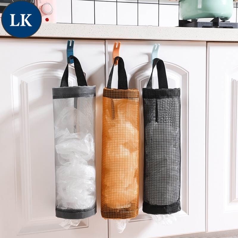 LK Wall Mounted Plastic Bag Organizer / Reusable Toilet Paper Organizer ...
