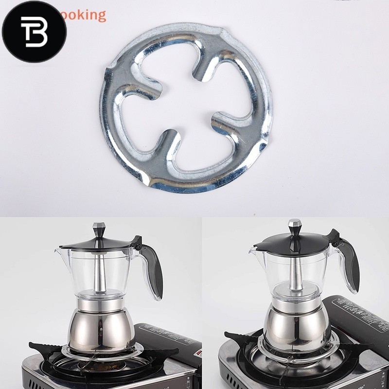TB [LargeLooking] Moka Pot Shelf Iron Gas Stove Cooker Plate Coffee ...