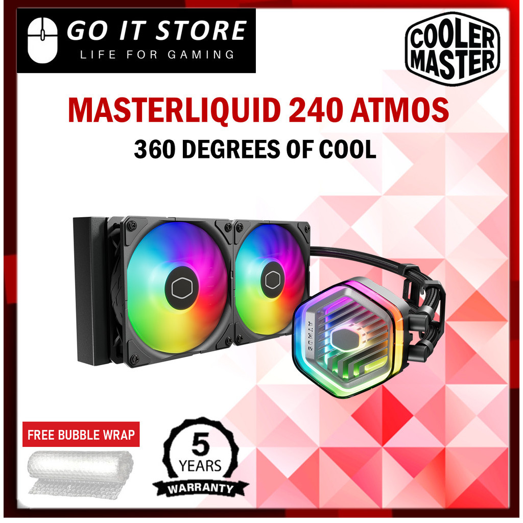Cooler Master MasterLiquid 240 Atmos ARGB / 360 Atmos ARGB / ML360R RGB ...