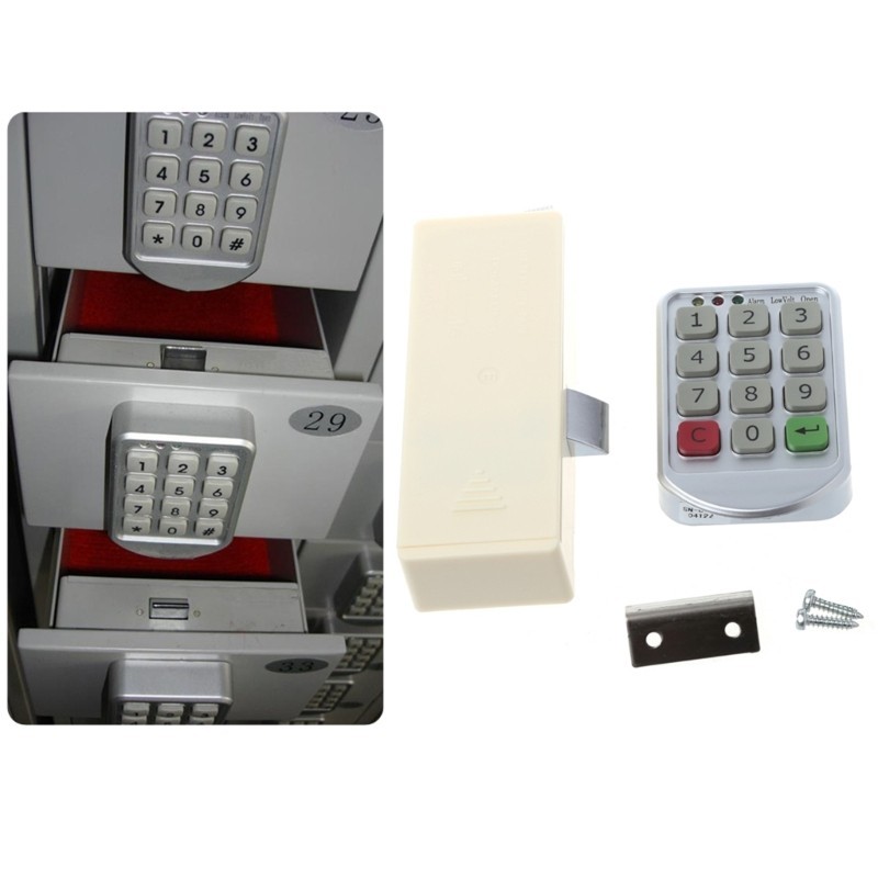 HL Electronic Digital Keypad Supermarket Cabinets Door Code Number ...