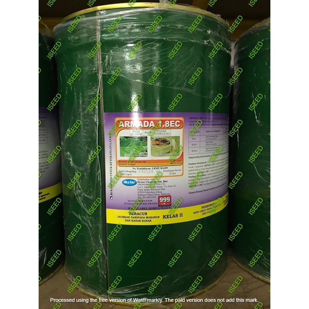 ARMADA 1.8EC 20 LITER RACUN SERANGGA ULAT PELOMBONG DAUN, PLUTELLA ...