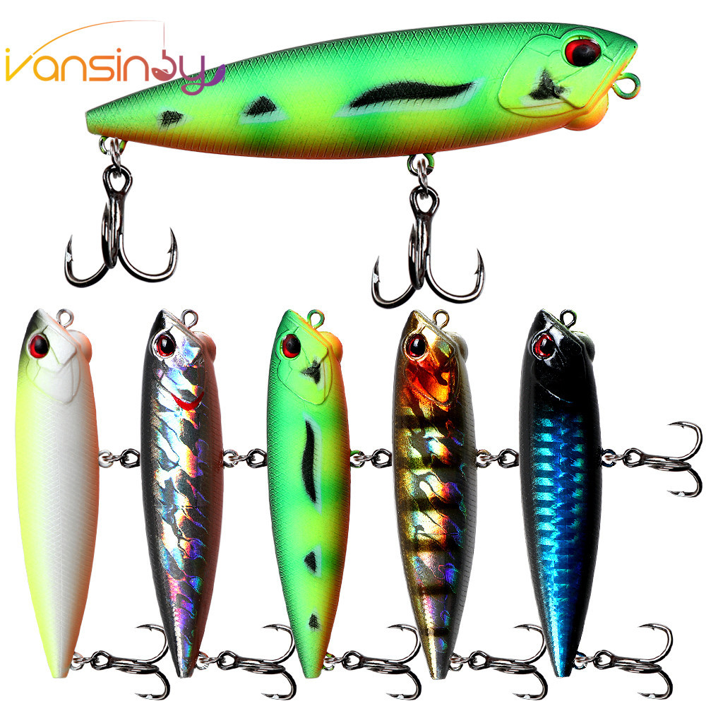 Fishing Pencil Lure 8g/7.5cm Floating Pencil Lures Topwater WIth ...