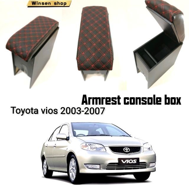 Toyota vios 2003-2007 armrest console box DIY | Shopee Malaysia