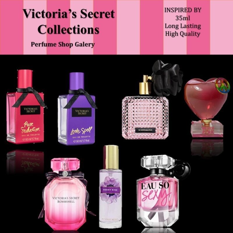 VS BOMBSHELL PURE SEDUCTION EAU SO SEXY LOVE SPELL LONG LASTING PERFUME ...