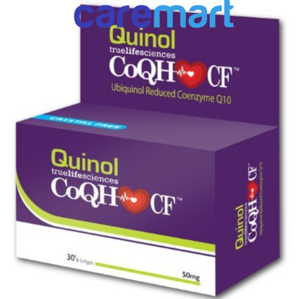 QUINOL COQH-CF UBIQUINOL REDUCED COENZYME Q10 [30'S SOFTGELS X 50MG ...