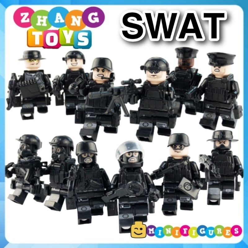 Minifigures Swat 1620 Fast Response Police Special Forces Puzzle Toy ...
