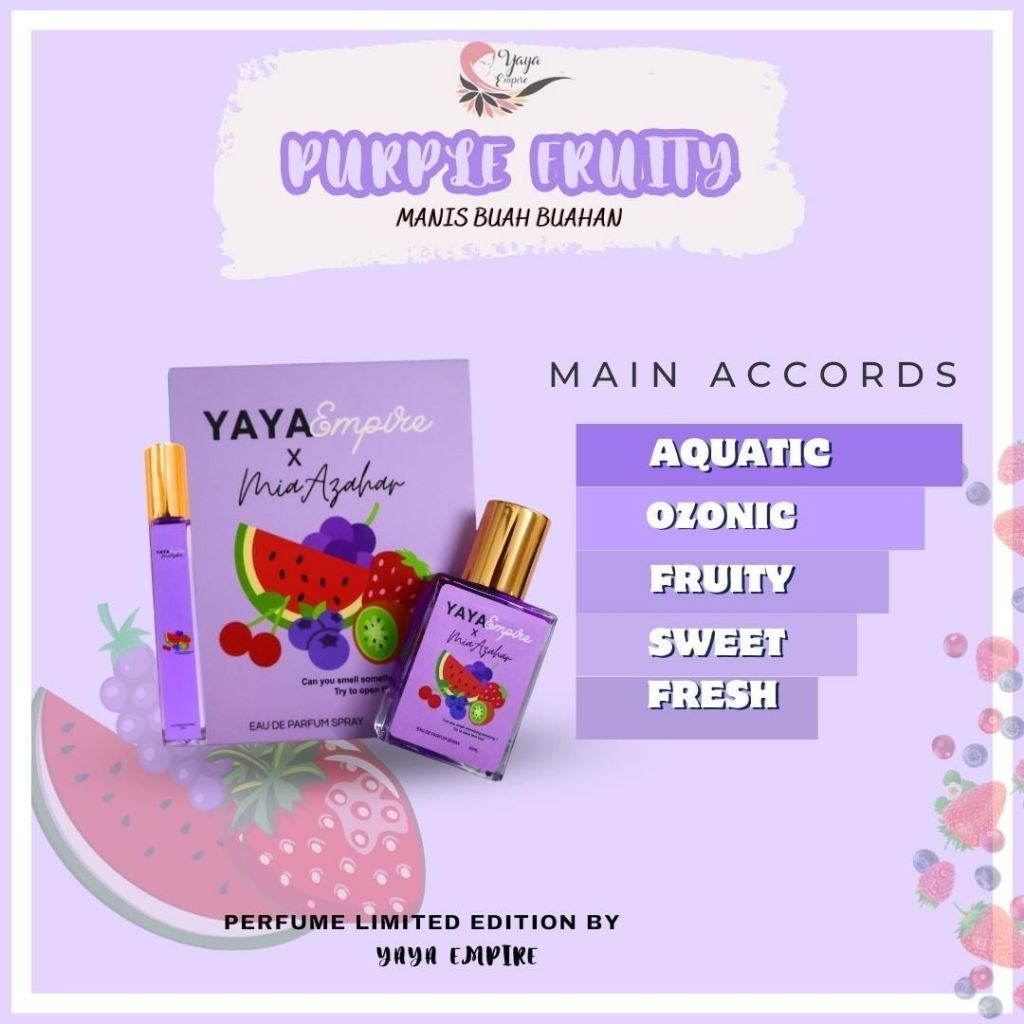 YAYA EMPIRE X MIA AZAHAR- FRUITYLICIOUS | Shopee Malaysia