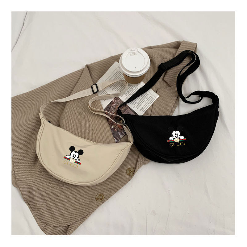 2024 New Dumpling Mickey Shoulder Bag Commuter Bag Versatile Casual ...