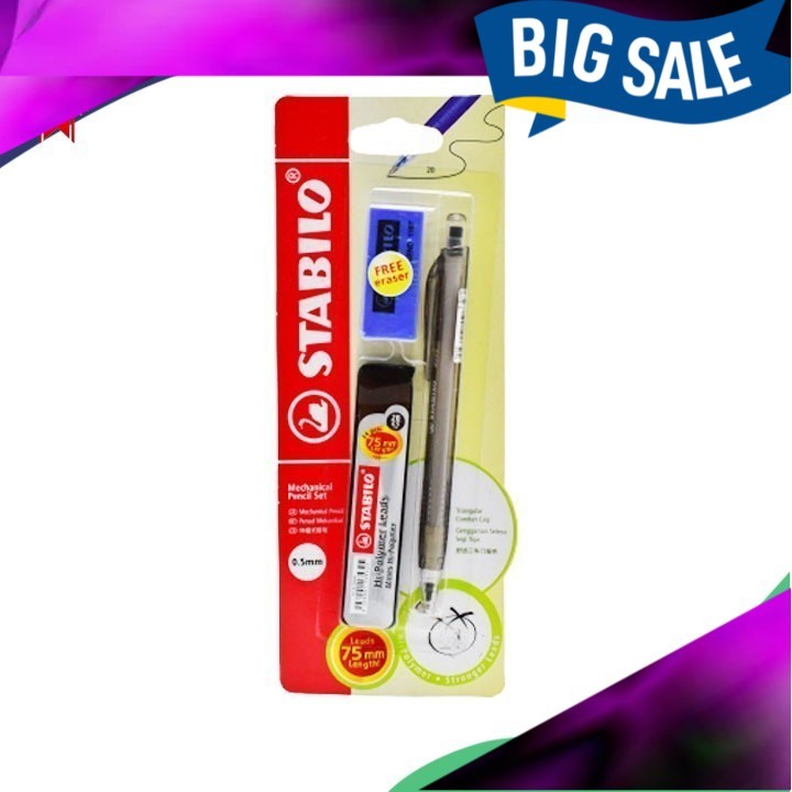 Set Pensil Stabilo Mechanical Pencil Set, Mechanical Pencil Stabilo ...