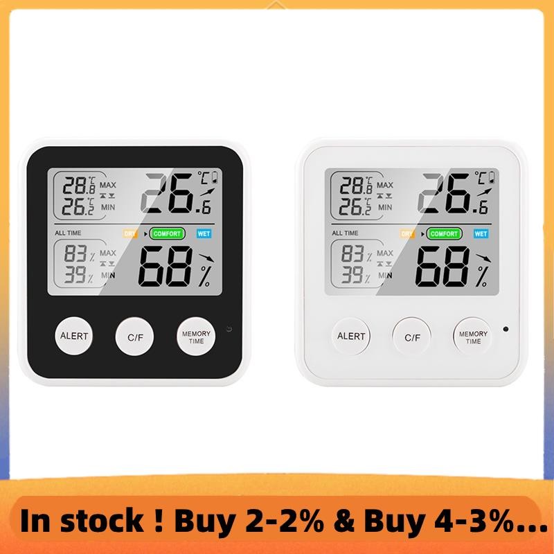 Electronic Digital Temperature Humidity Meter Indoor Outdoor ...