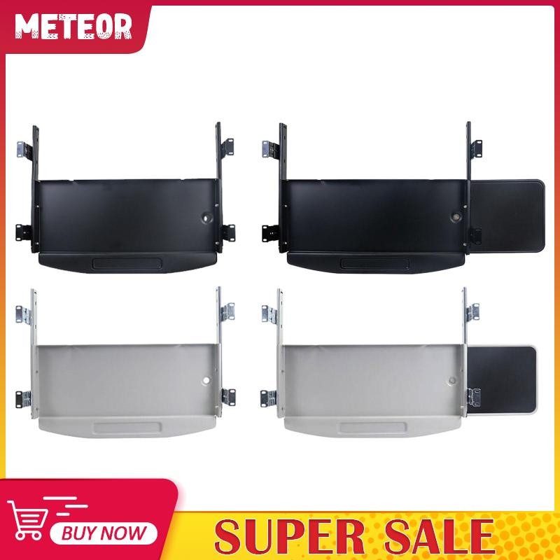 [meteorMY] Keyboard Shelf under Desk, Desk Drawer, Keyboard Tray, Pull ...