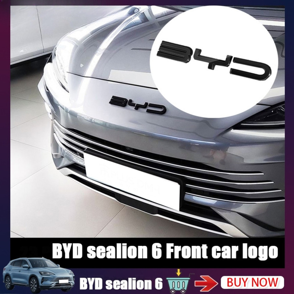 BYD sealion 6 car logo front grille letter logo BYD sealion 6 car logo ...
