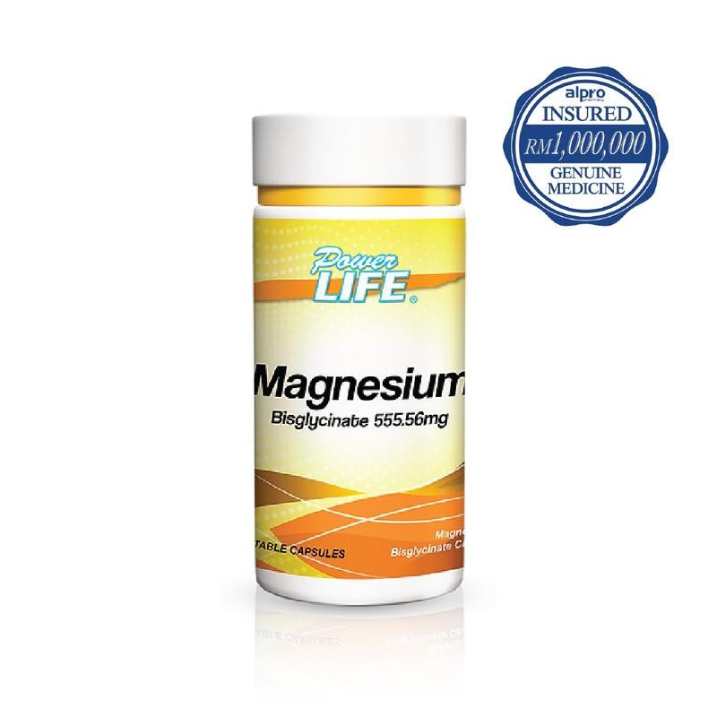 Alpro Pharmacy Powerlife Magnesium 555.56mg 60s | Shopee Malaysia